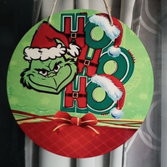 Holiday | 12 In Ho Ho Ho Grinch Hanging Door Sign | Poshmark